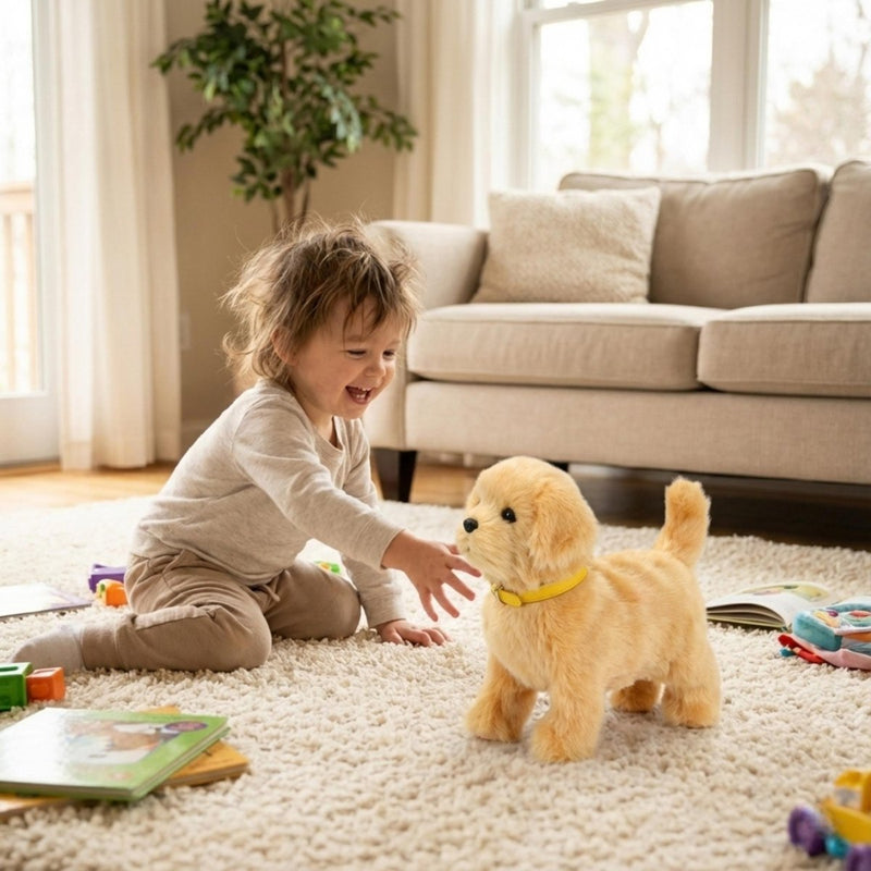 Lifelike Robotic Poodle Puppy That Barks & Walks - Realistic Companion ...