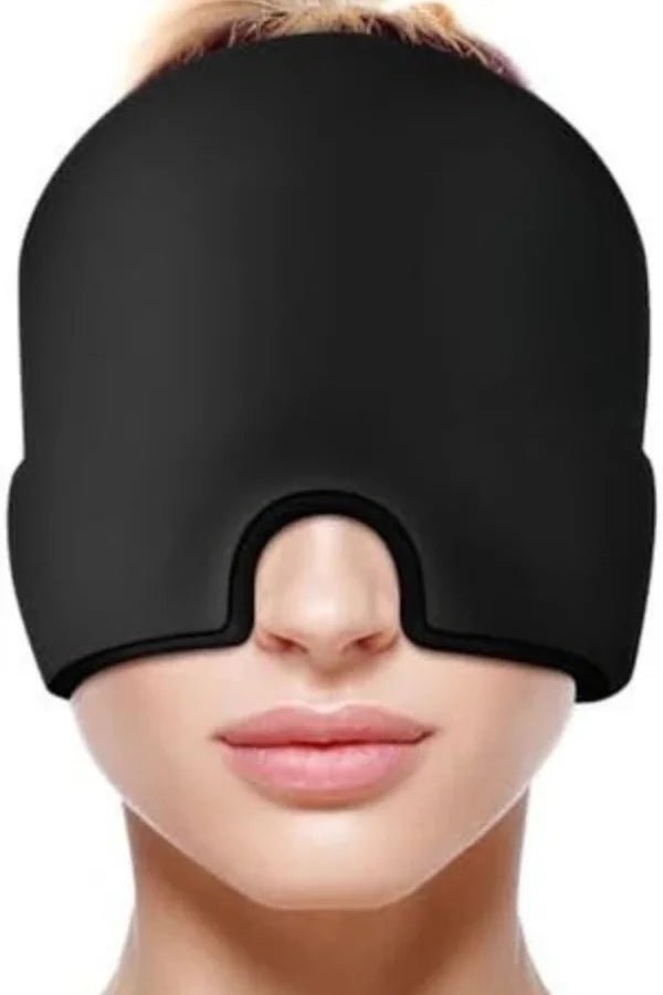 Migraine Relief Ice Cap for Headaches | Wearable Cold Compression Hat ...