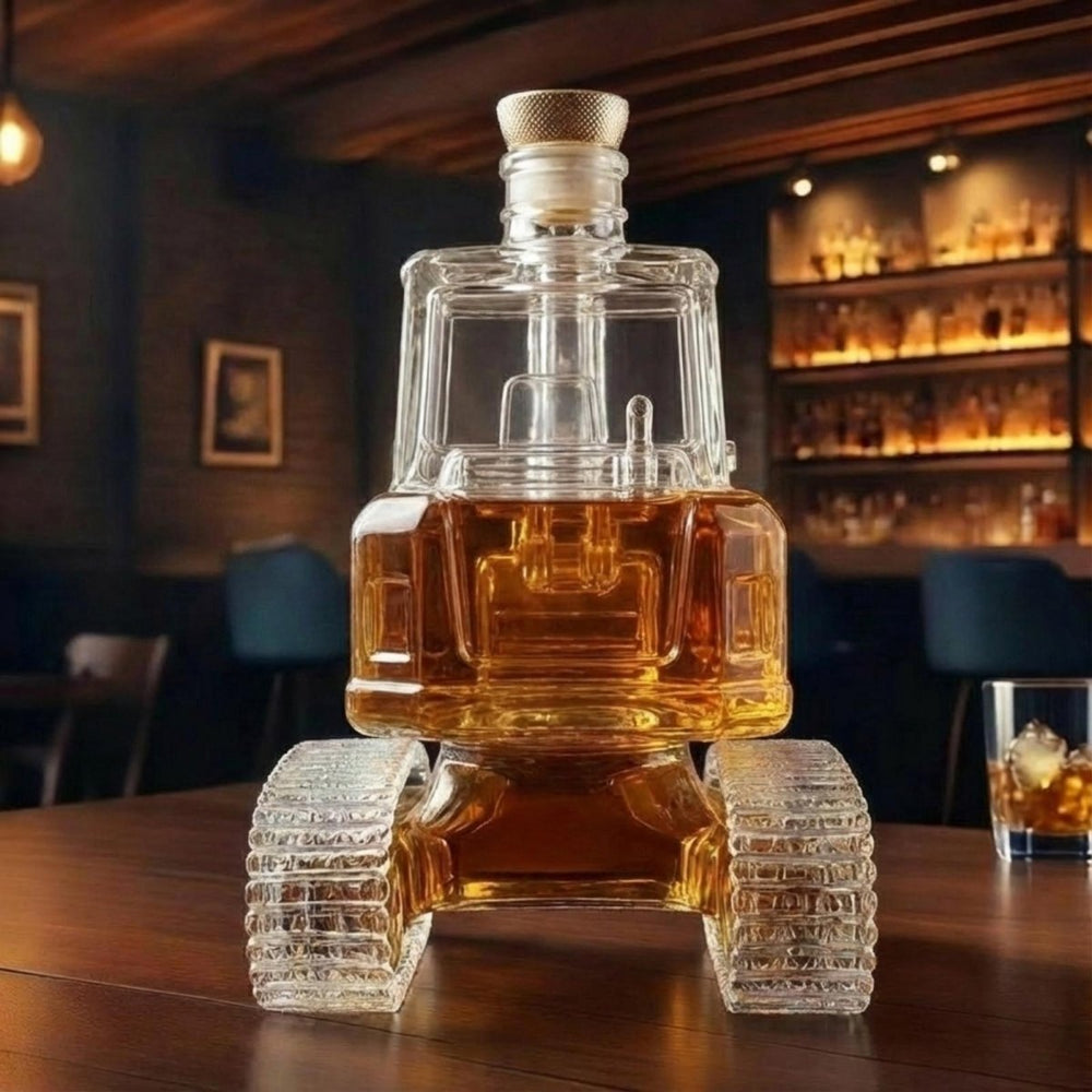 Excavator Whiskey Decanter 350ml Heavy Equipment Liquor & Bourbon Bar Gift | Unique Construction ...