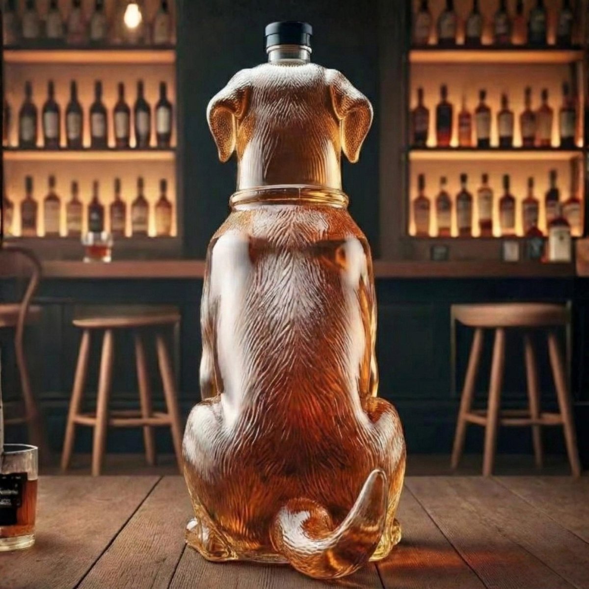 Labrador Dog Whiskey Decanter for Liquor Scotch Bourbon - Unique Hand ...