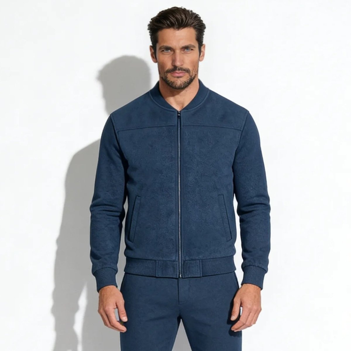 Luxus Blouson Blau Herren Fotos