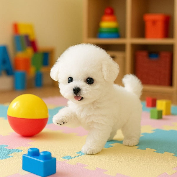 Lifelike Interactive Robot White Poodle Toy that Walks & Barks ...