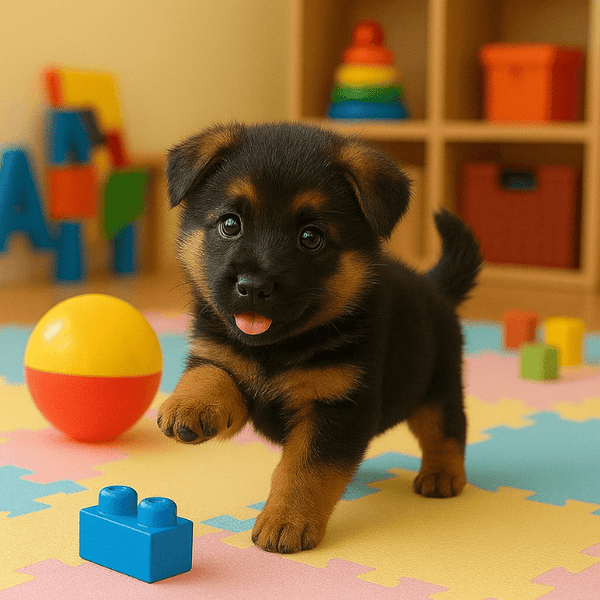 Realistic Robot Dog Toy Interactive German Shepherd Puppy - Lifelike ...